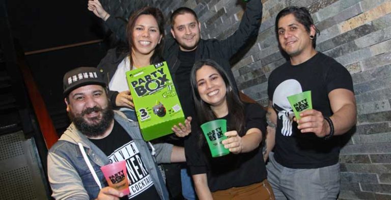 Presentación del Party Box de 3 litros de Bebidas Premium